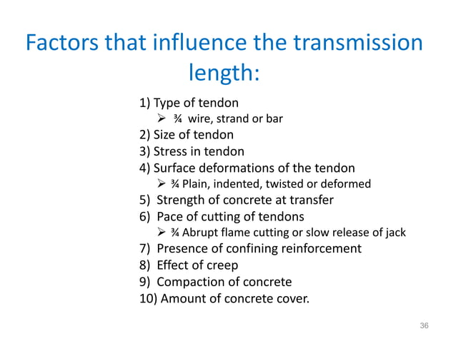 Shear, bond bearing,camber & deflection in prestressed concrete | PPTX