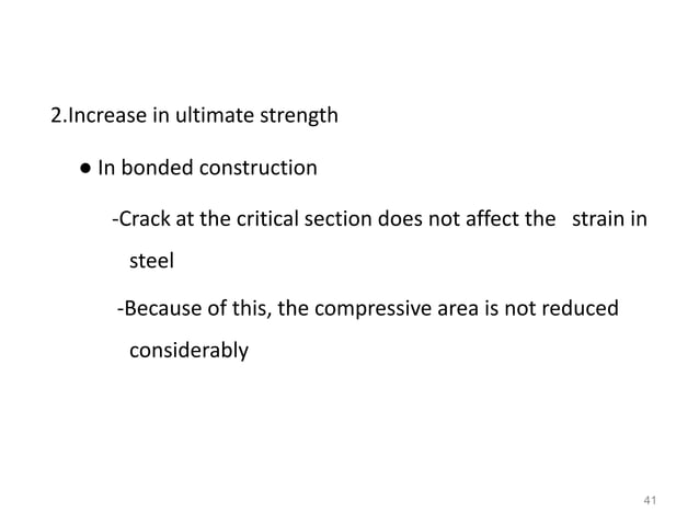 Shear, bond bearing,camber & deflection in prestressed concrete | PPTX