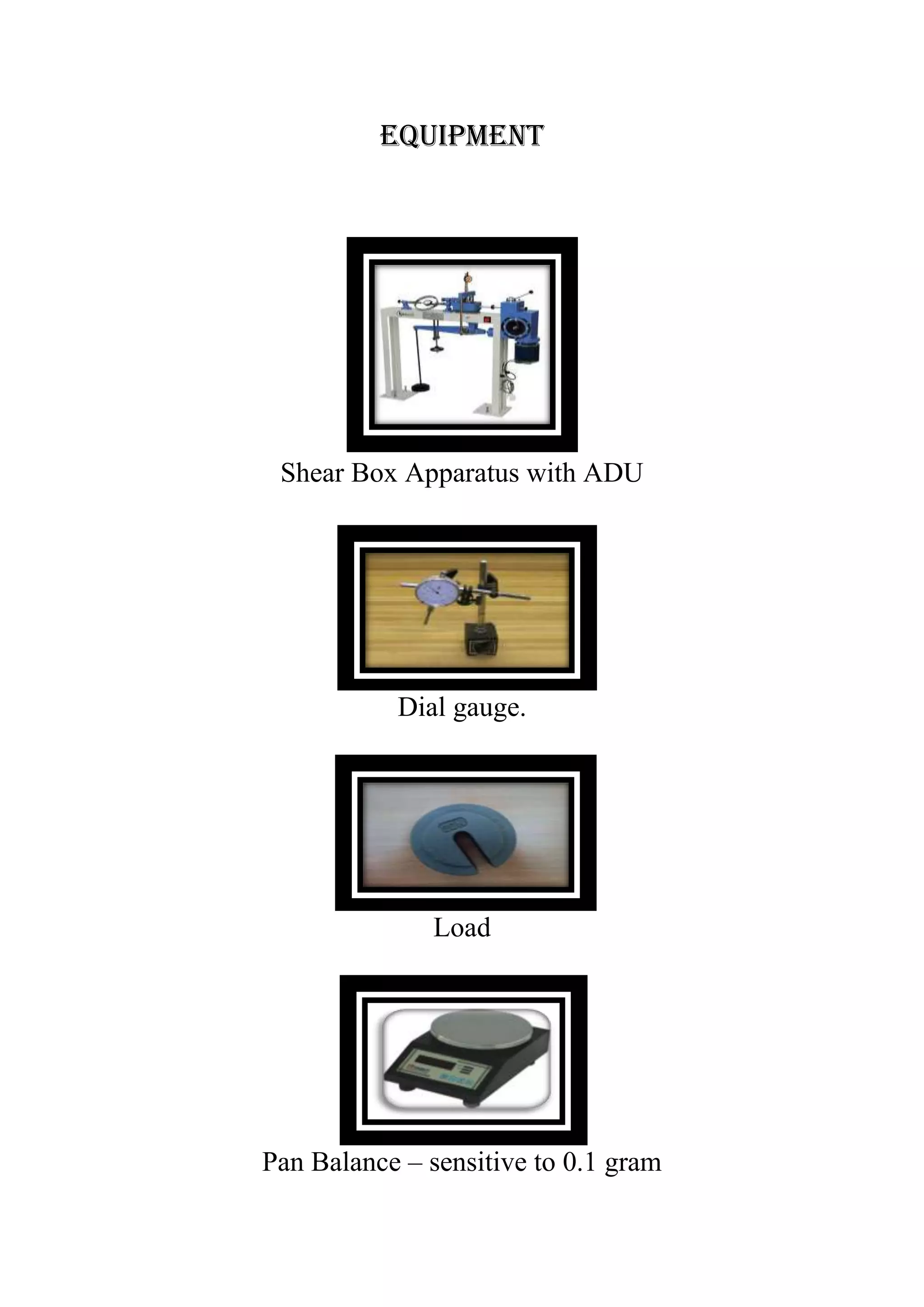 Shear box test | DOCX | Geology | Science