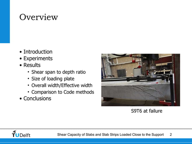 Shear capacity of slabs and slab strips loaded close to the support | PPT