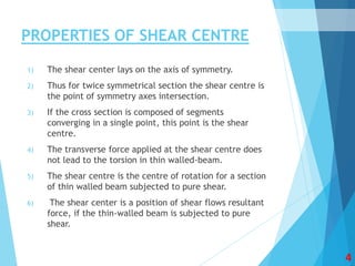 Shear centre | PPTX