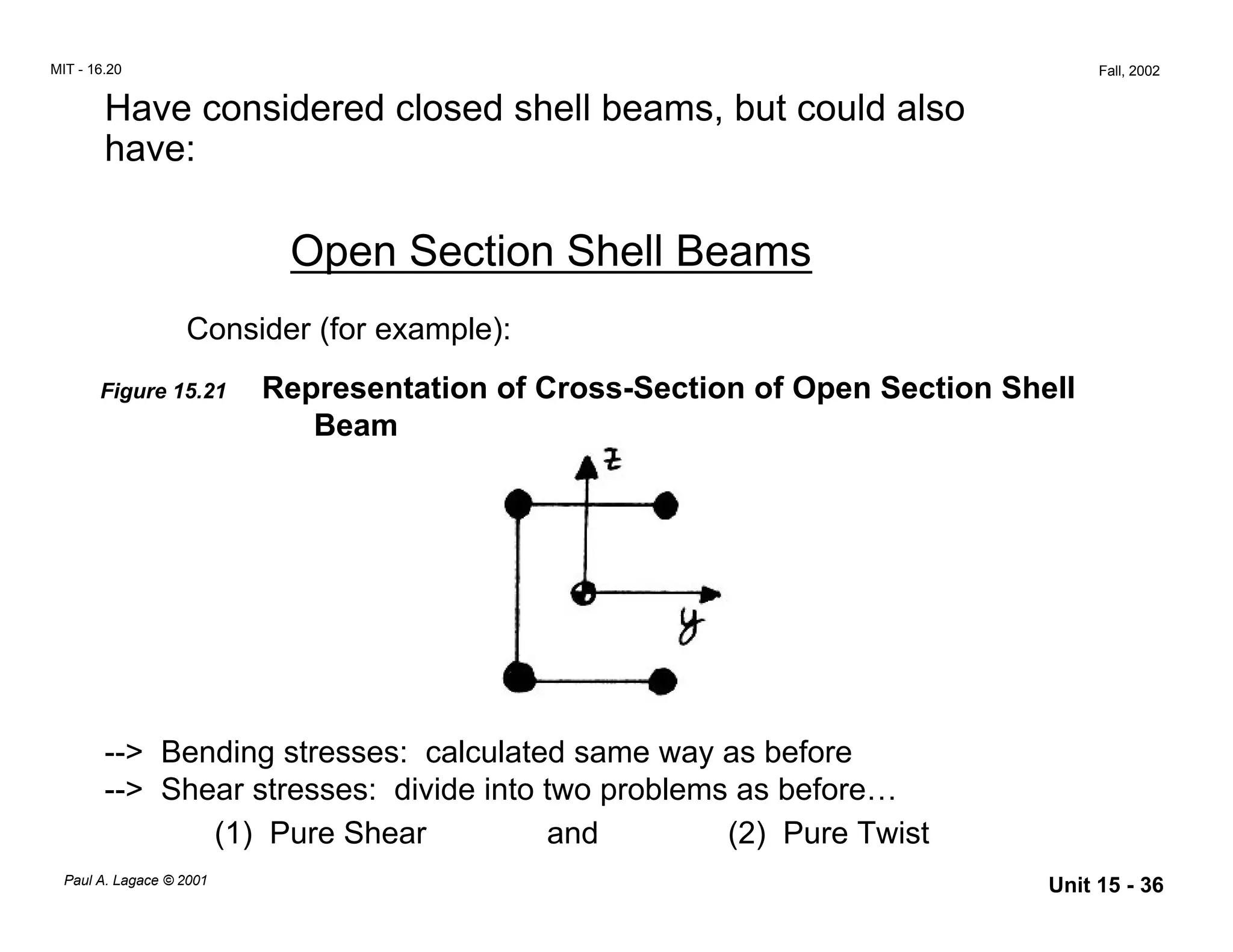 Shearing & torsion of shell beams | PDF