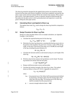 Shear lug verification example | PDF