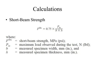 Shear properties of composite materials and ASTM standards | PPT