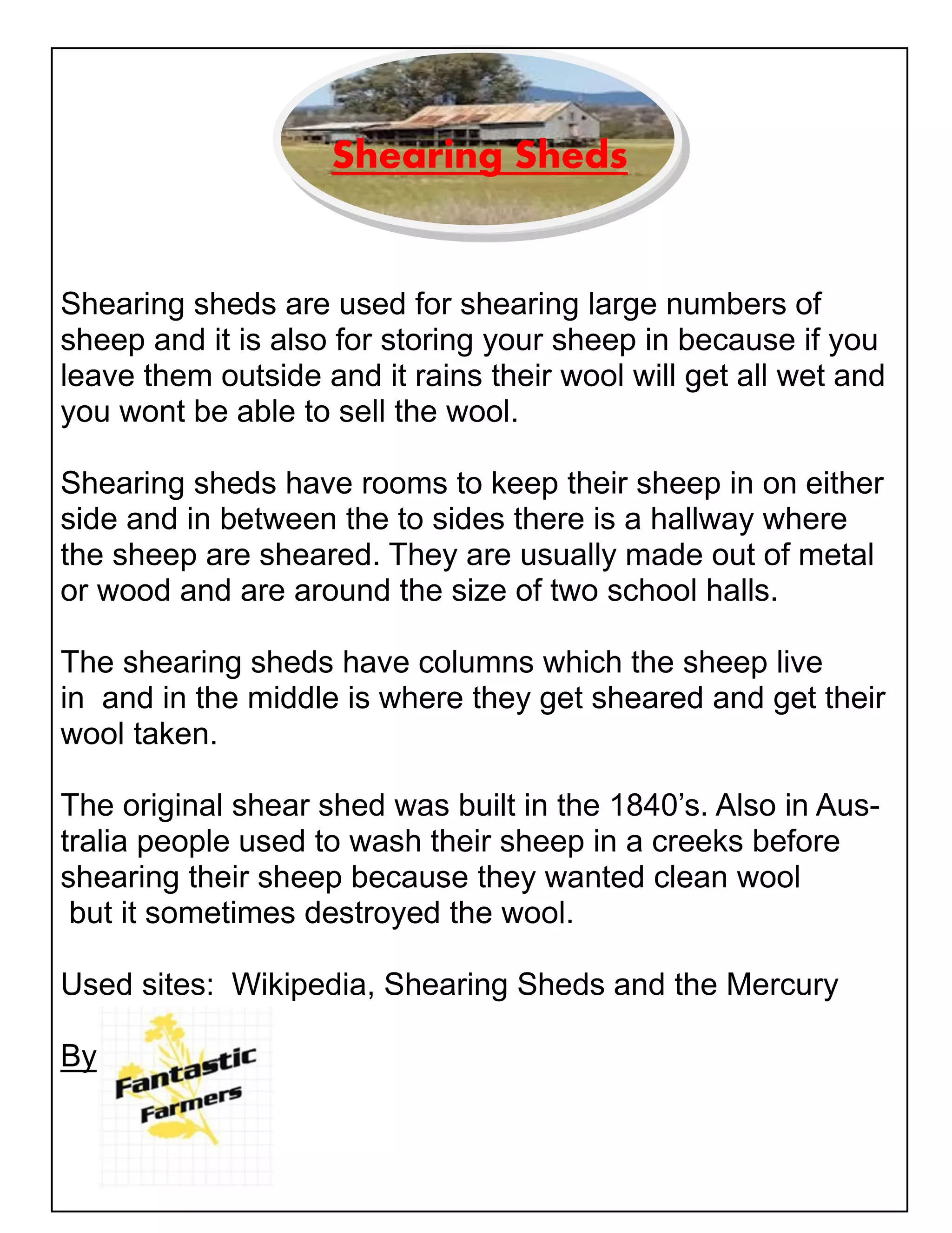 Shear sheds | PDF