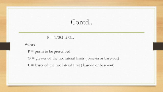 Sheard's criterion and Percival criterion.pptx | Eye and Vision ...