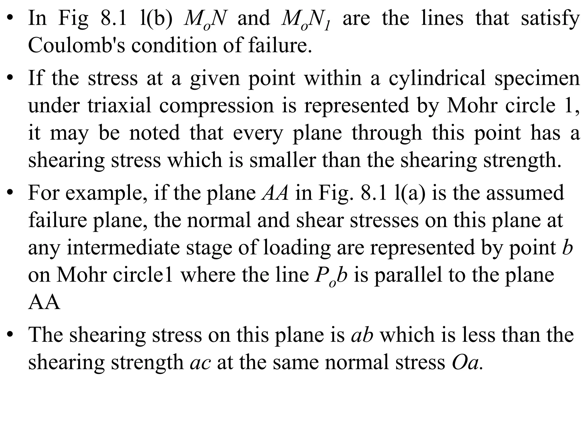 Shear strength of soils | PPTX