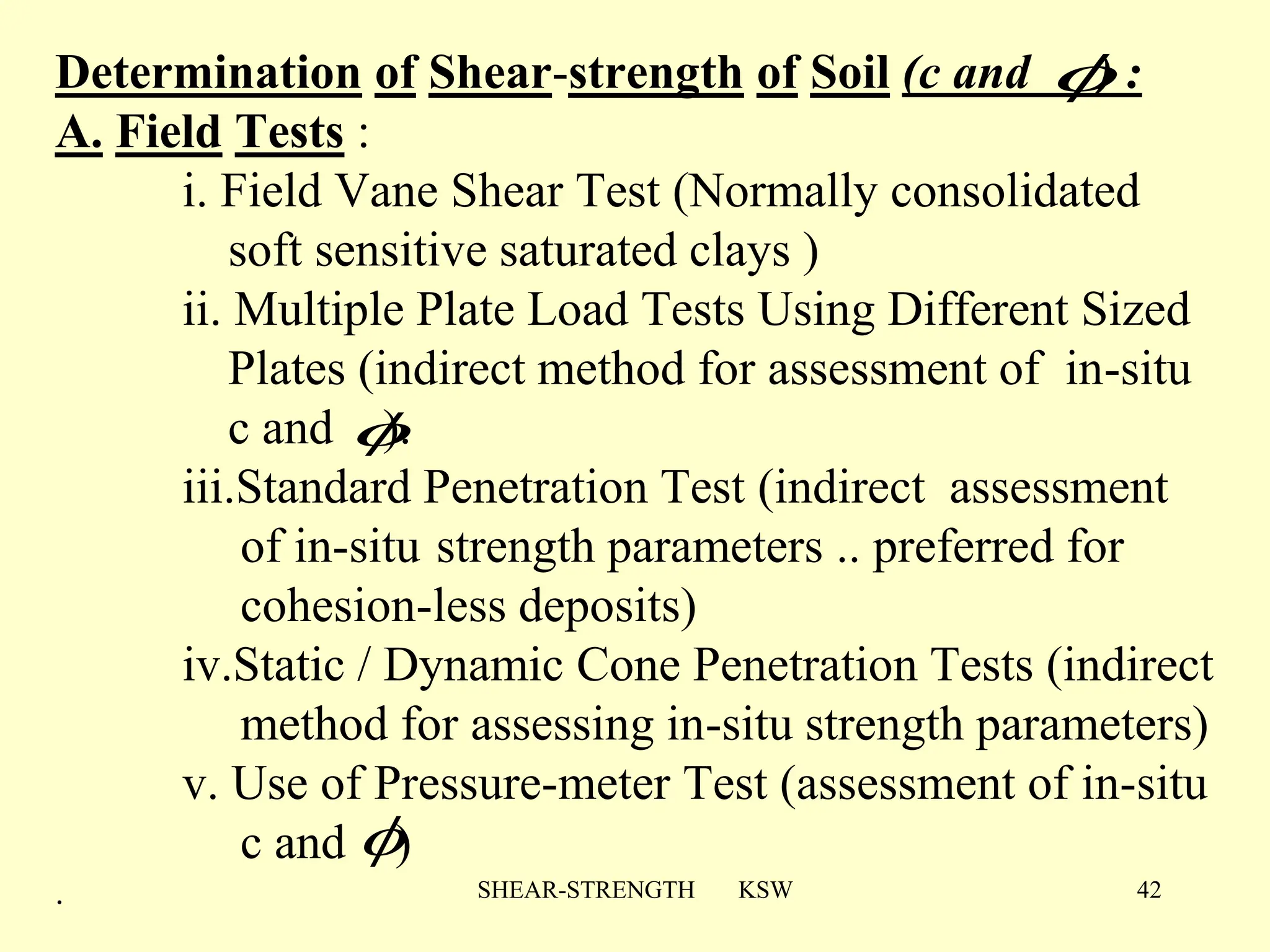 Shear Strength of soil Geotechnical Engineering | PDF