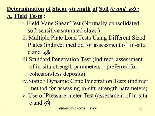 Shear Strength of soil Geotechnical Engineering | PDF