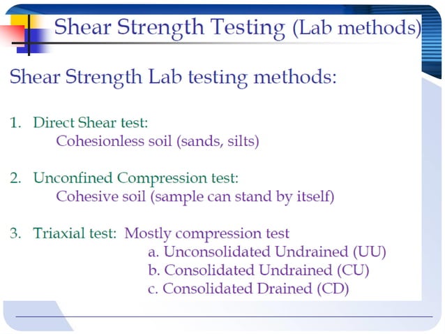 Shear Strength of soil Geotechnical Engineering | PDF