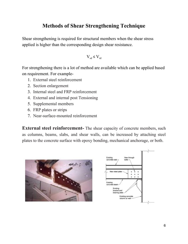 Shear strengthening of structural members | PDF