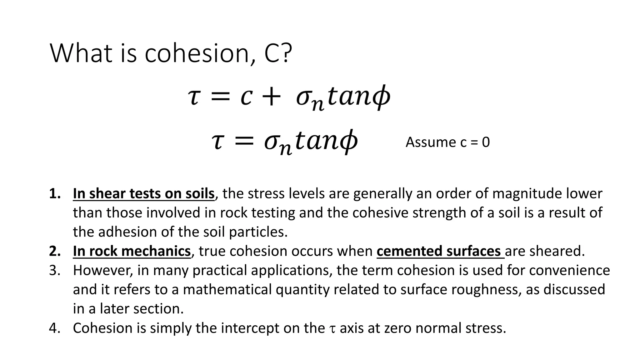 Shear strength of rock discontinuities | PDF