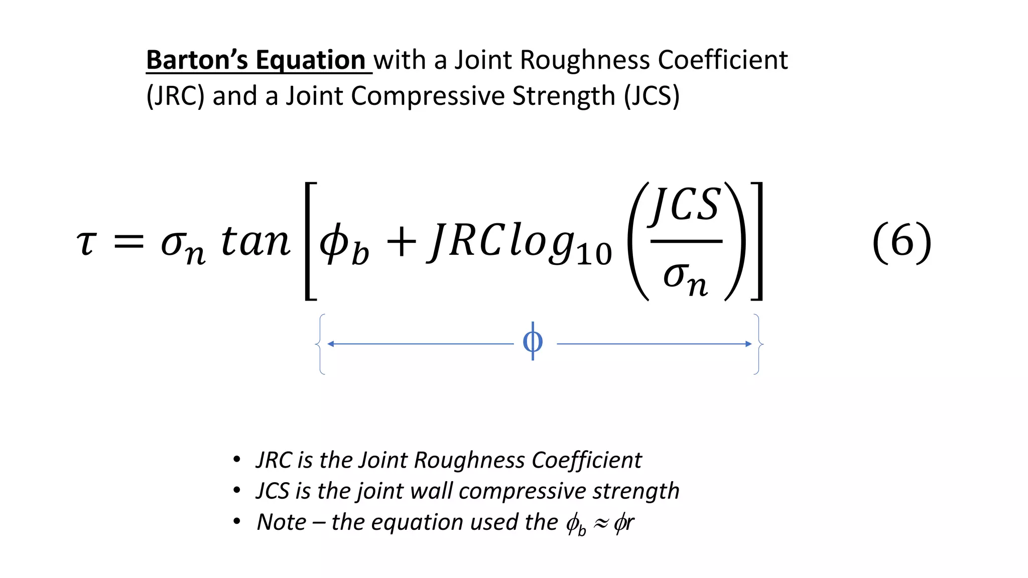 Shear strength of rock discontinuities | PDF