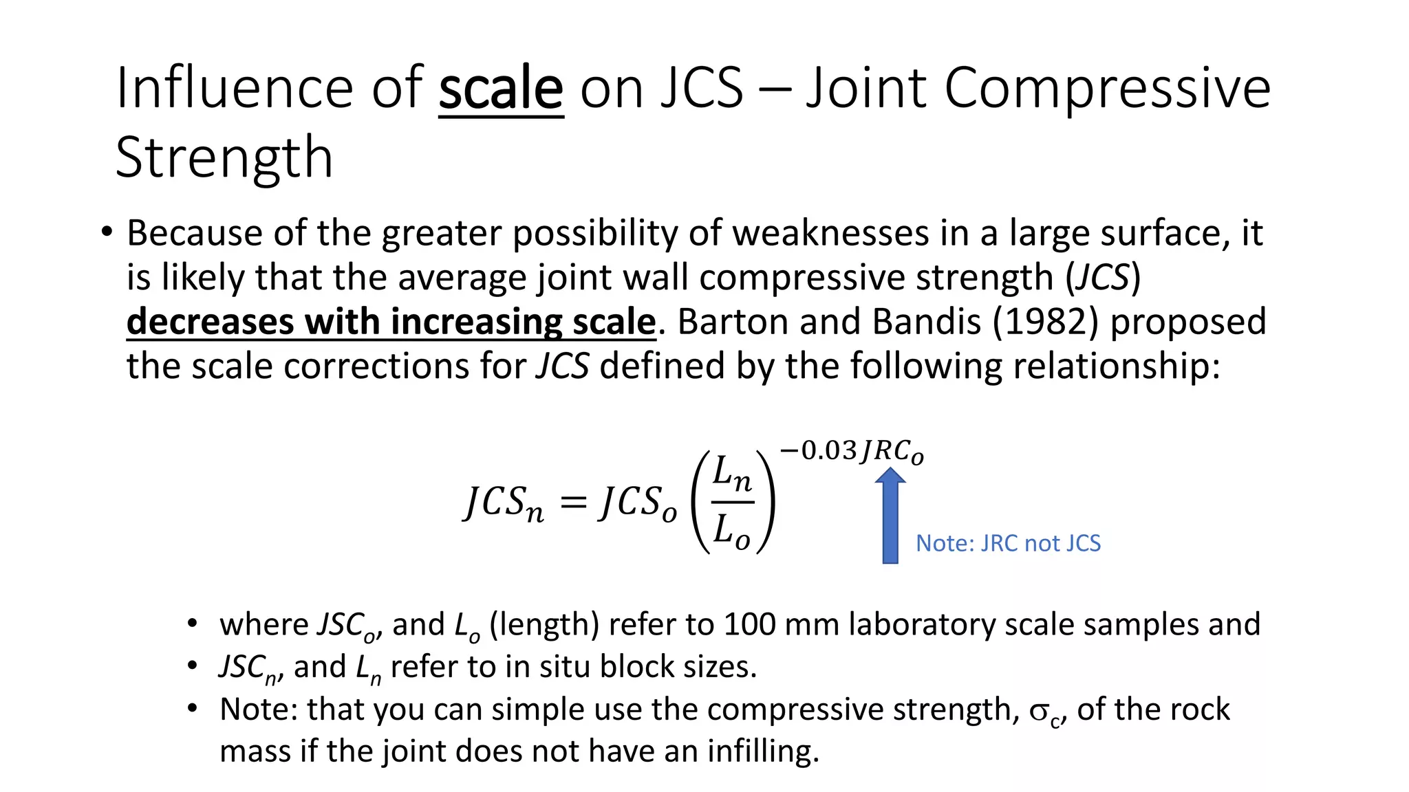 Shear strength of rock discontinuities | PDF