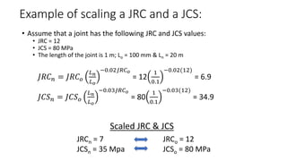 Shear strength of rock discontinuities | PDF