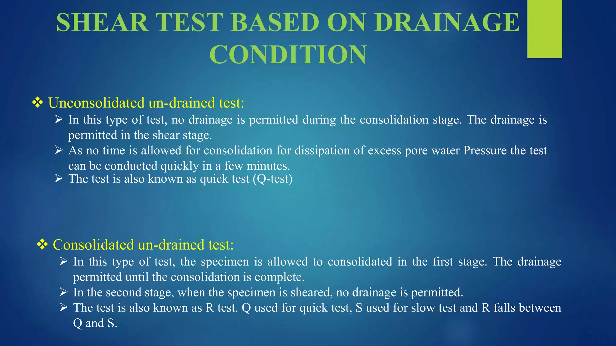 Shear strength of soil | PPTX