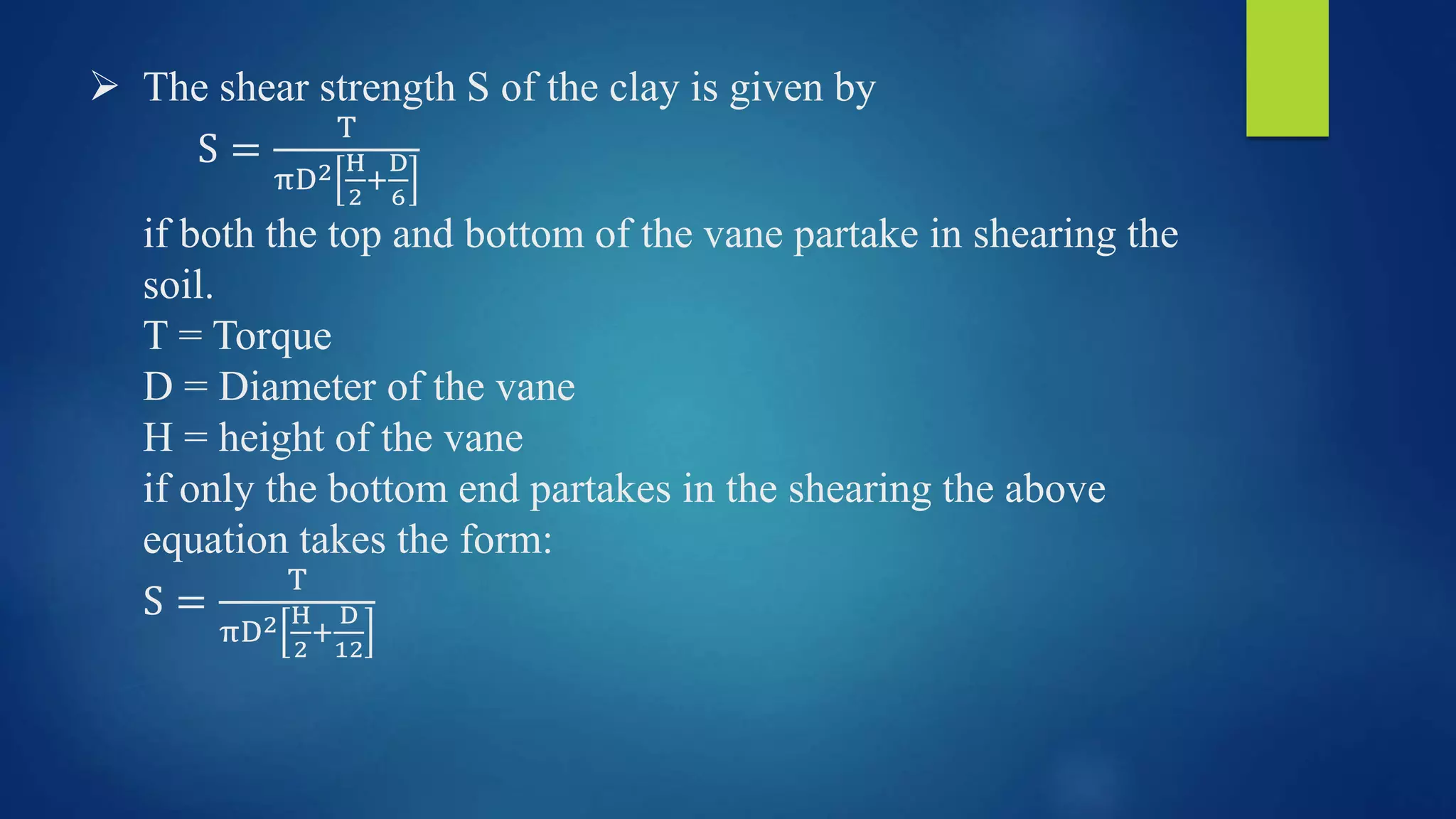 Shear strength of soil | PPTX