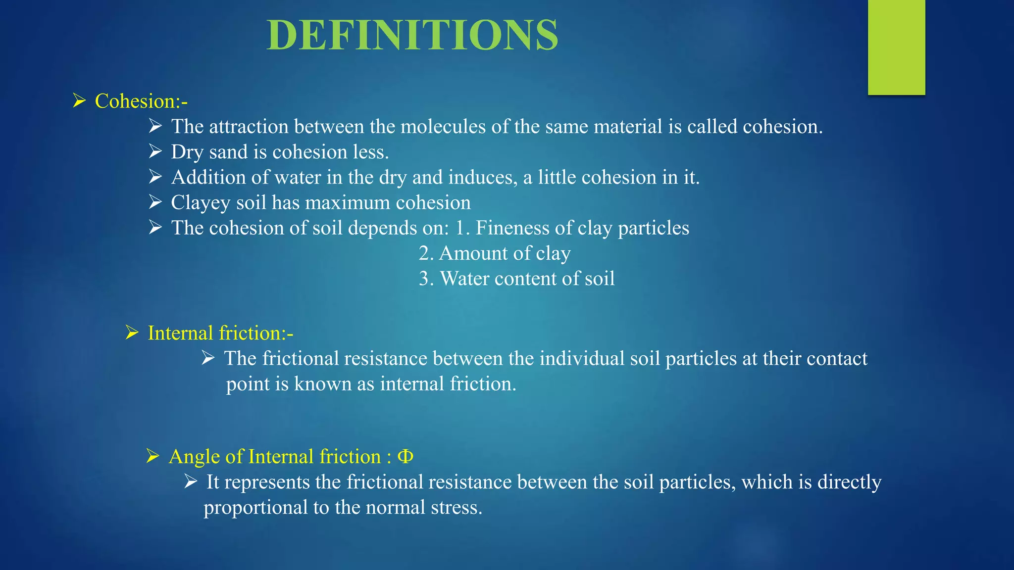 Shear strength of soil | PPTX