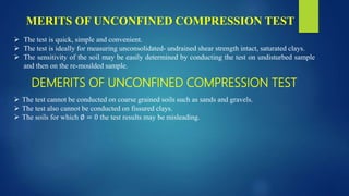 Shear strength of soil | PPTX