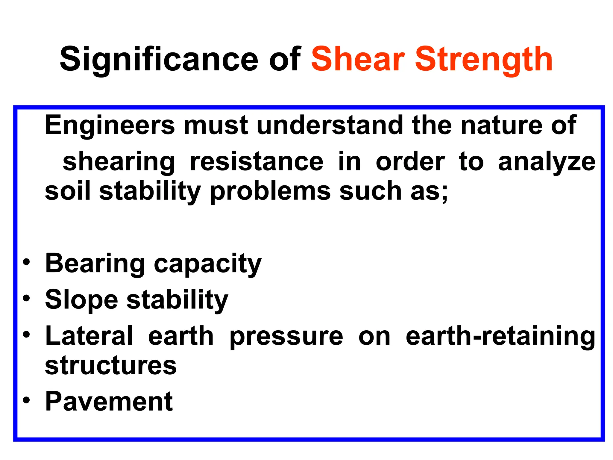 Shear Strength of Soil geotechnical engineering | PPT