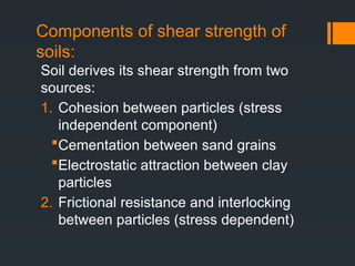 SHEAR STRENGTH OF SOIL GEOTECHNICAL .pptx