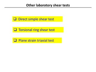 Shear strength of soils | PDF