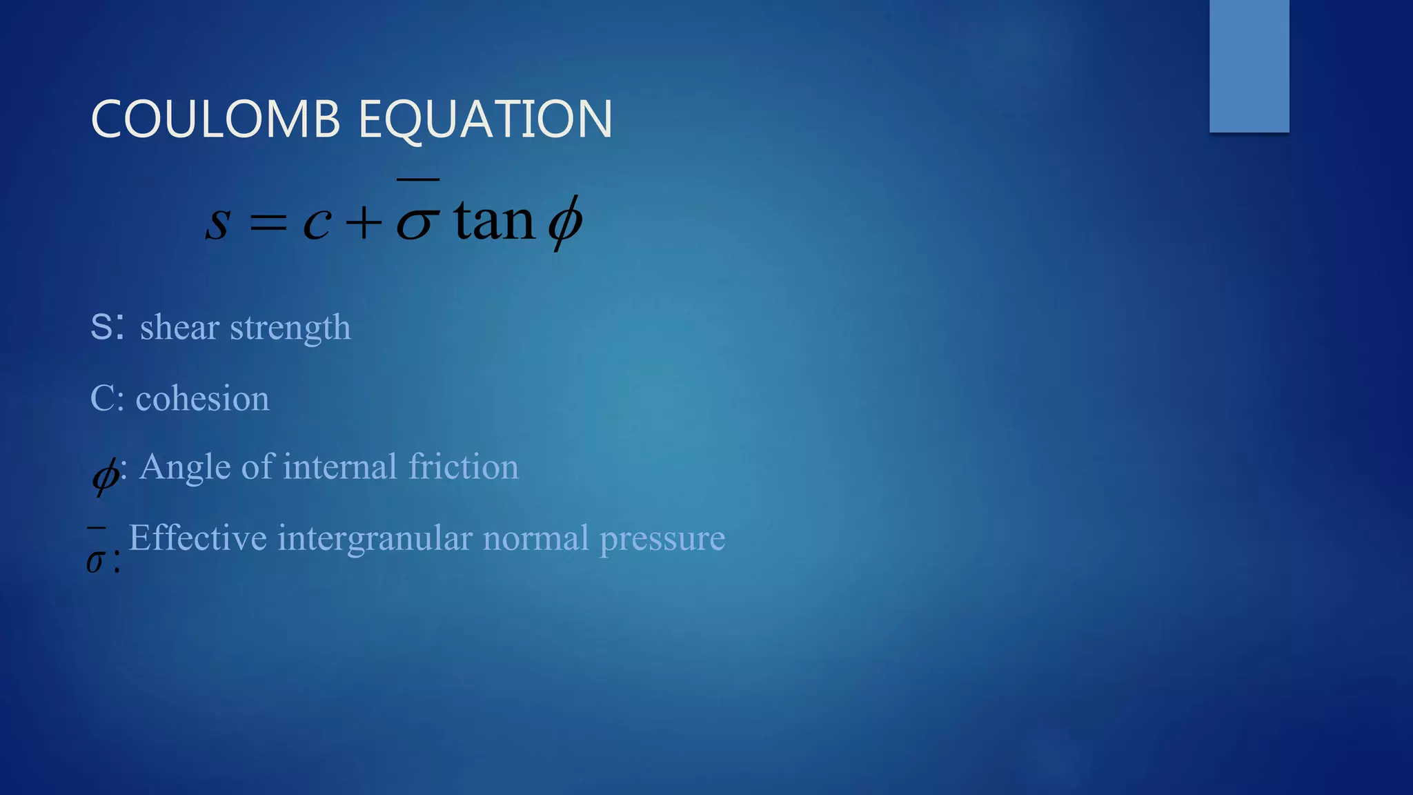 SHEAR STRENGTH THEORY | PPTX