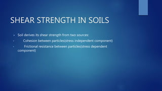 SHEAR STRENGTH THEORY | PPTX