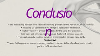 Shear stress coding project fluid mechanics comparistive study.pptx