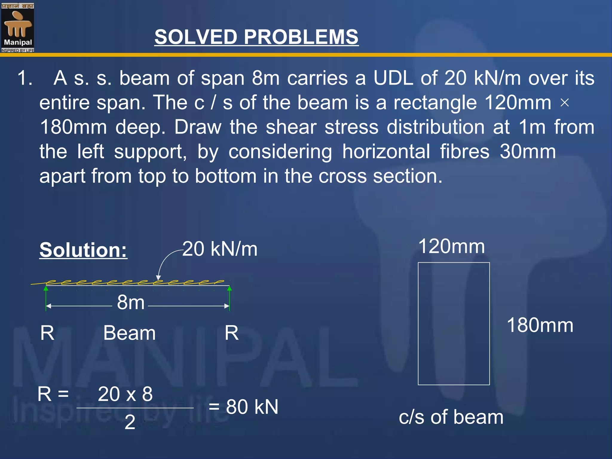 Shear stresses in beams | PPT