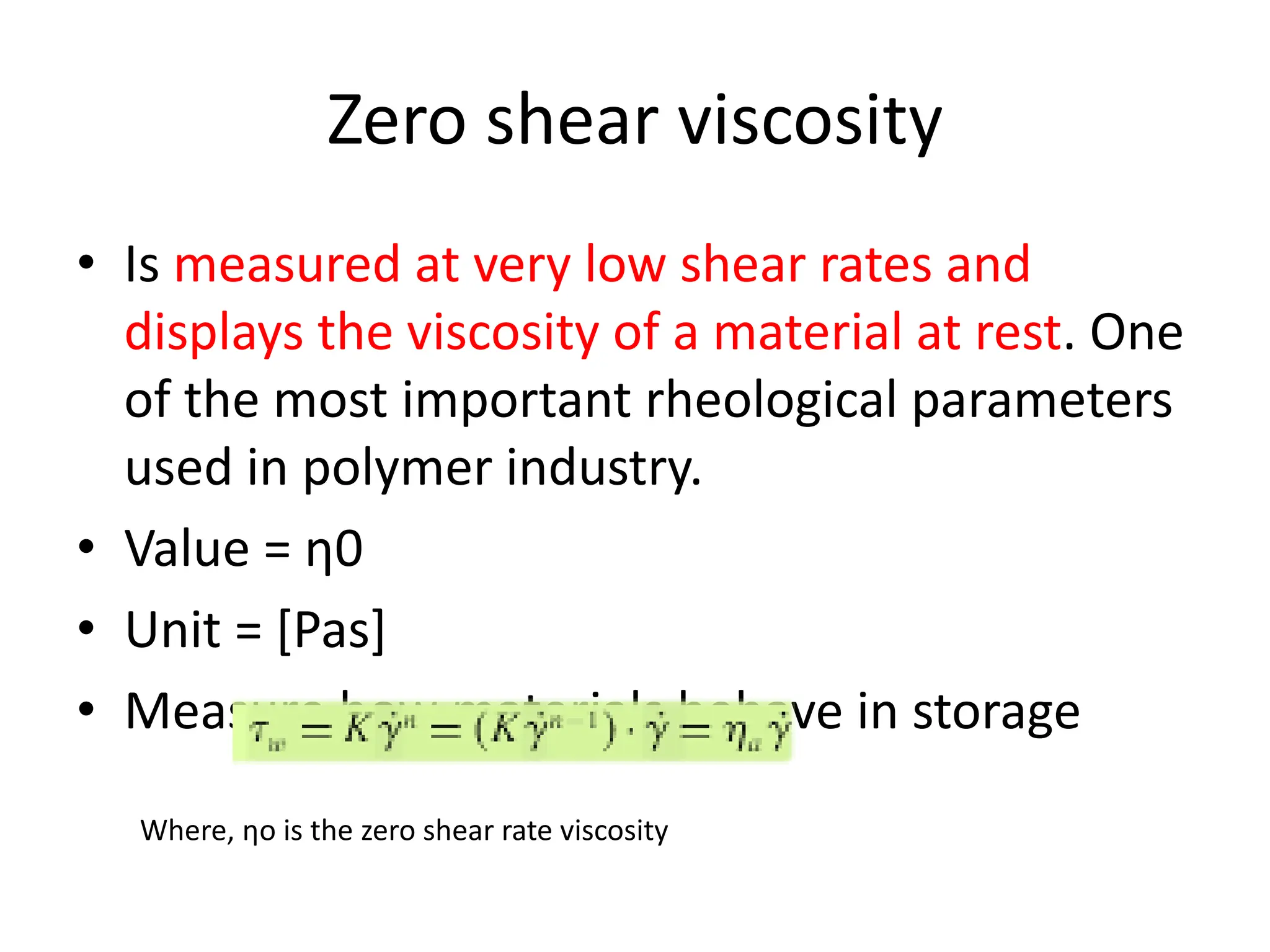 Shear thinning and Zero shear viscosity.pdf