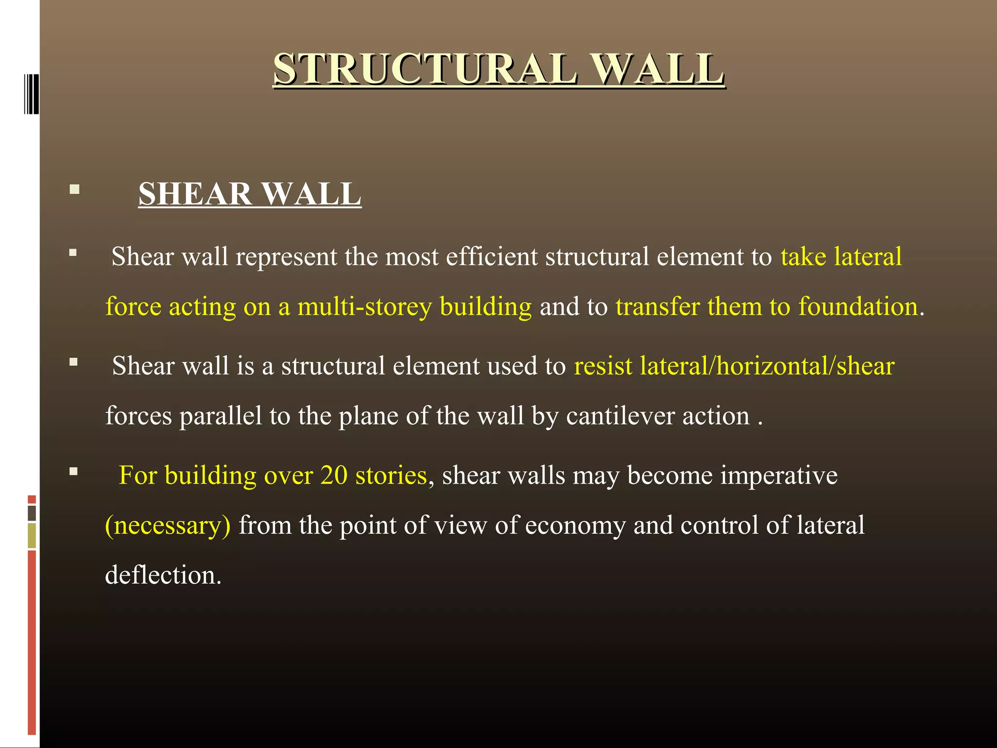 Shear wall and its design guidelines | PPT