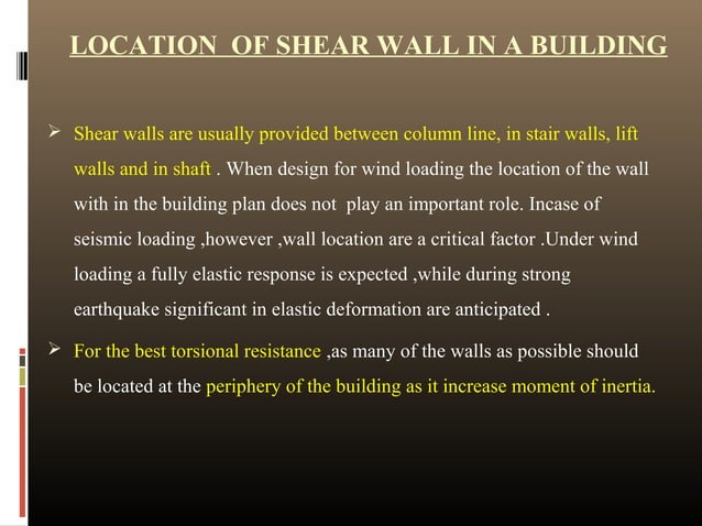 Shear wall and its design guidelines | PPT | Civil Engineering Industry ...