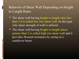 Shear wall and its design guidelines | PPT