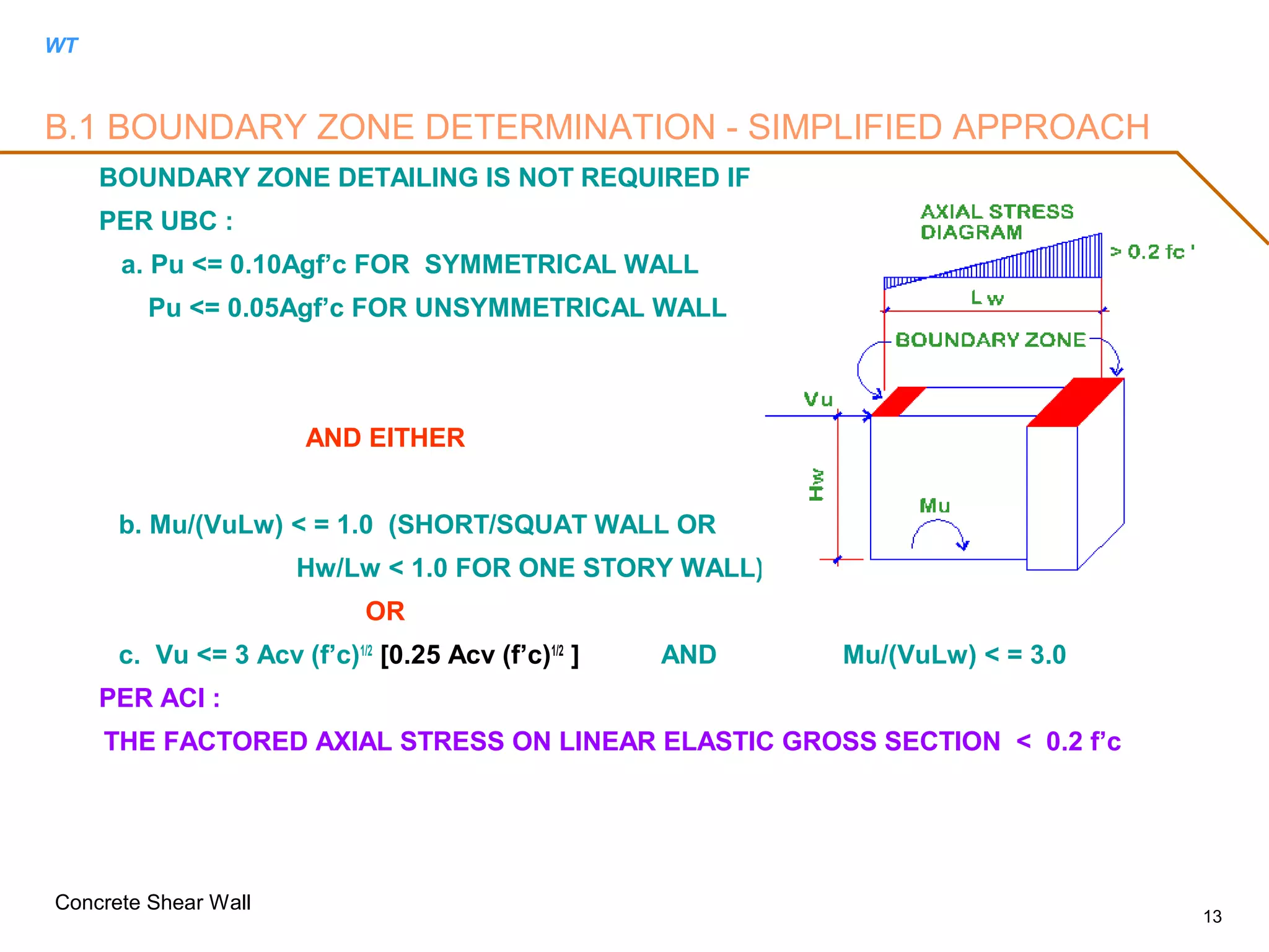 Concrete shear wall design | PPT