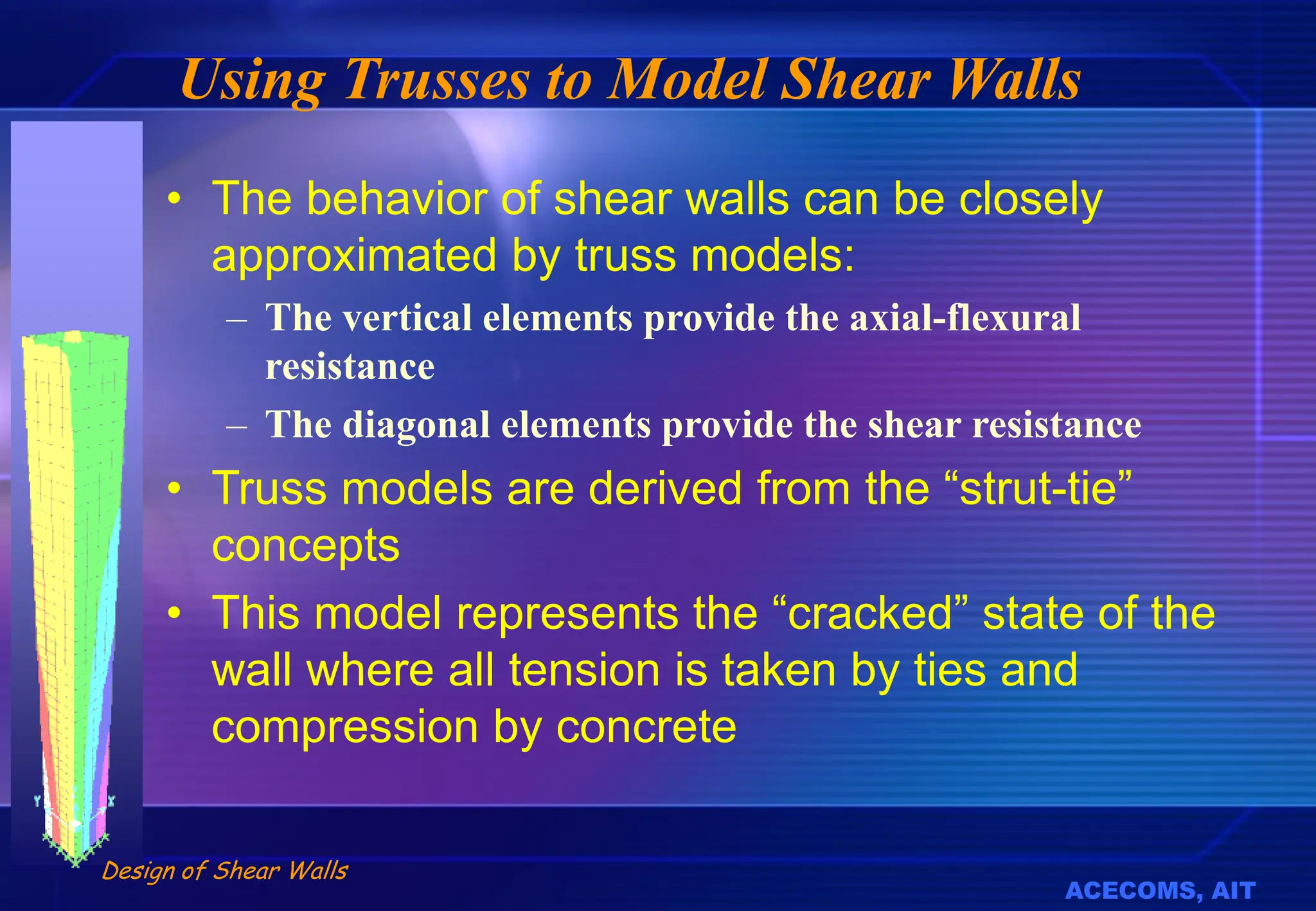 Shear wall design - muros de corte Etabs | PDF