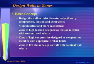Shear wall design - muros de corte Etabs | PDF