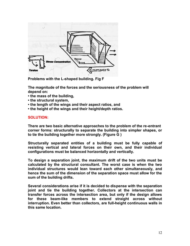 Shear walls and re entrant corners | PDF | Civil Engineering Industry ...