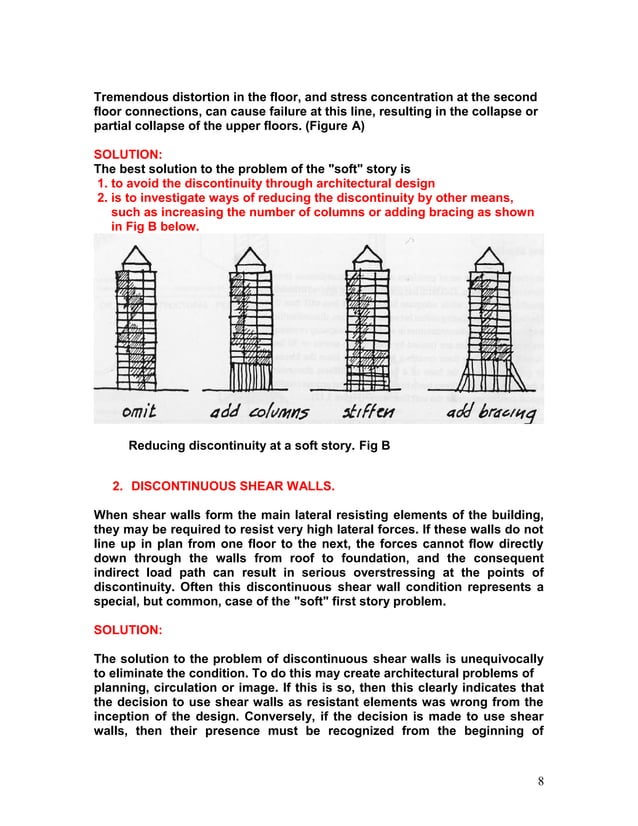 Shear walls and re entrant corners | PDF | Civil Engineering Industry ...
