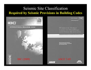 Shear Wave Velocity: Seismic Site Classification | PDF