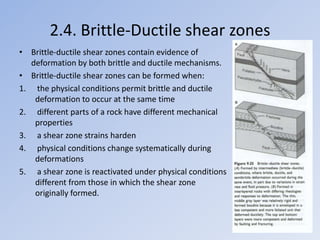 Shear zones. | PPTX