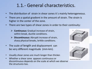 Shear zones. | PPTX