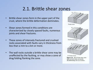 Shear zones. | PPTX