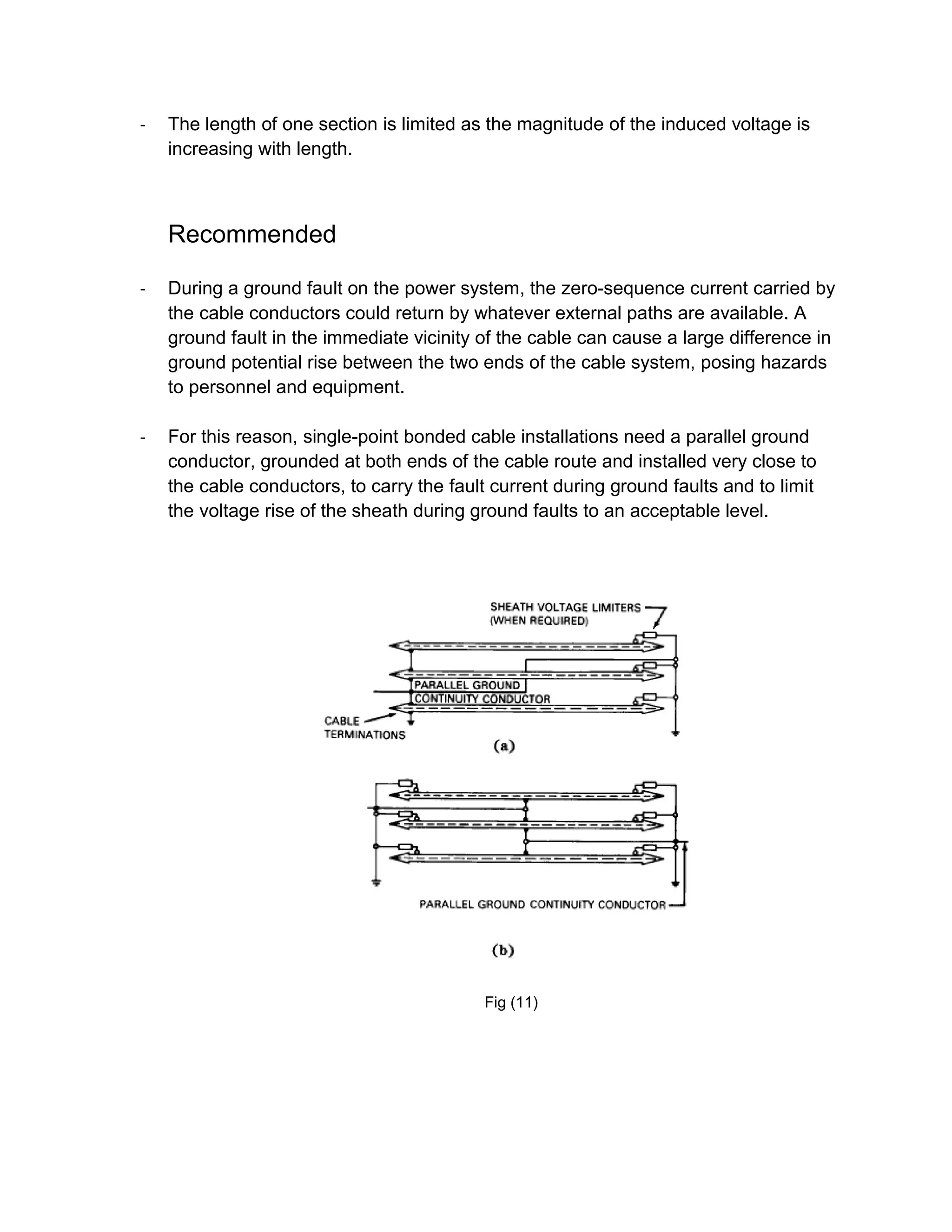 Sheath bonding method for underground cables | PDF