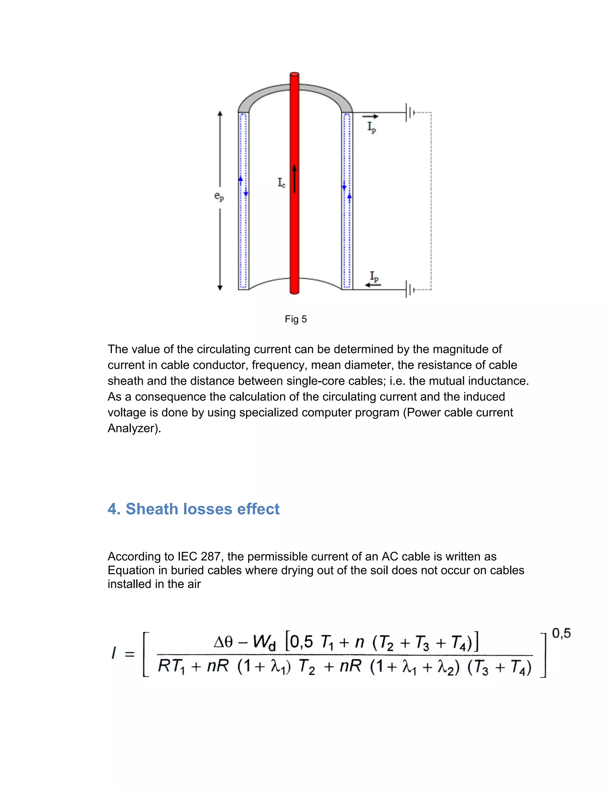 Sheath bonding method for underground cables | PDF
