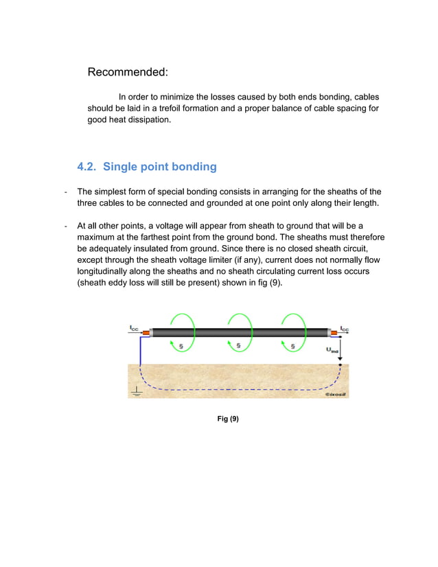 Sheath bonding method for underground cables | PDF | Physics | Science