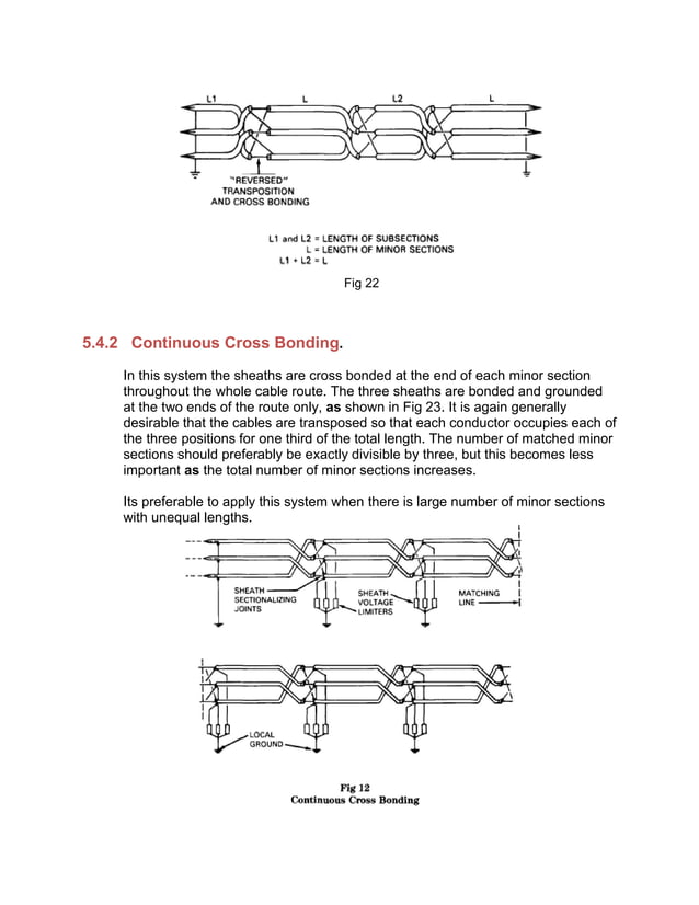 Sheath bonding method for underground cables | PDF | Physics | Science