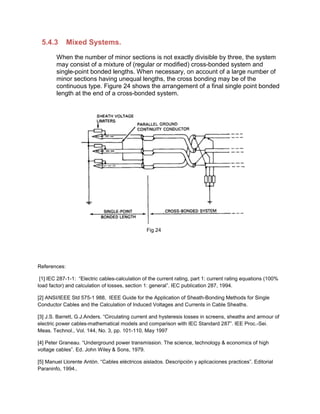 Sheath bonding method for underground cables | PDF