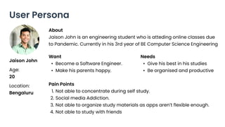 UI UX Design Case Study | Lets Learn | PDF