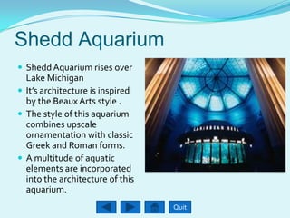 Shedd Aquarium | PPTX